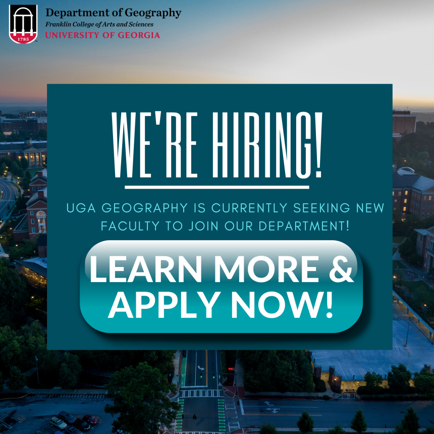 Welcome to Geography | Geography Department at the University of Georgia